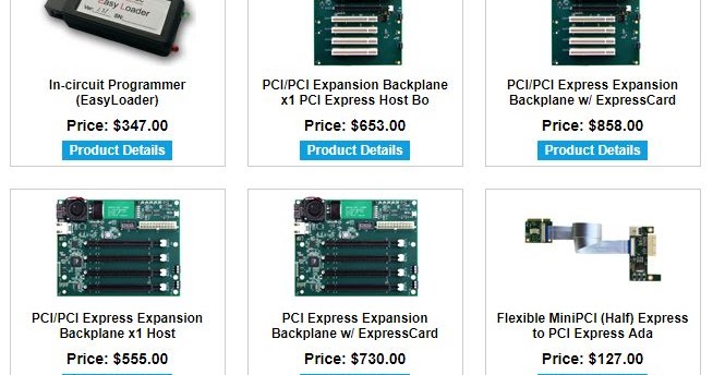 Happy, Prosperous & Blessed: Amfeltec makes PCI and PCIe Expansion ...