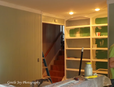 Gentle Joy Homemaker: Family Room Project-Paint Change
