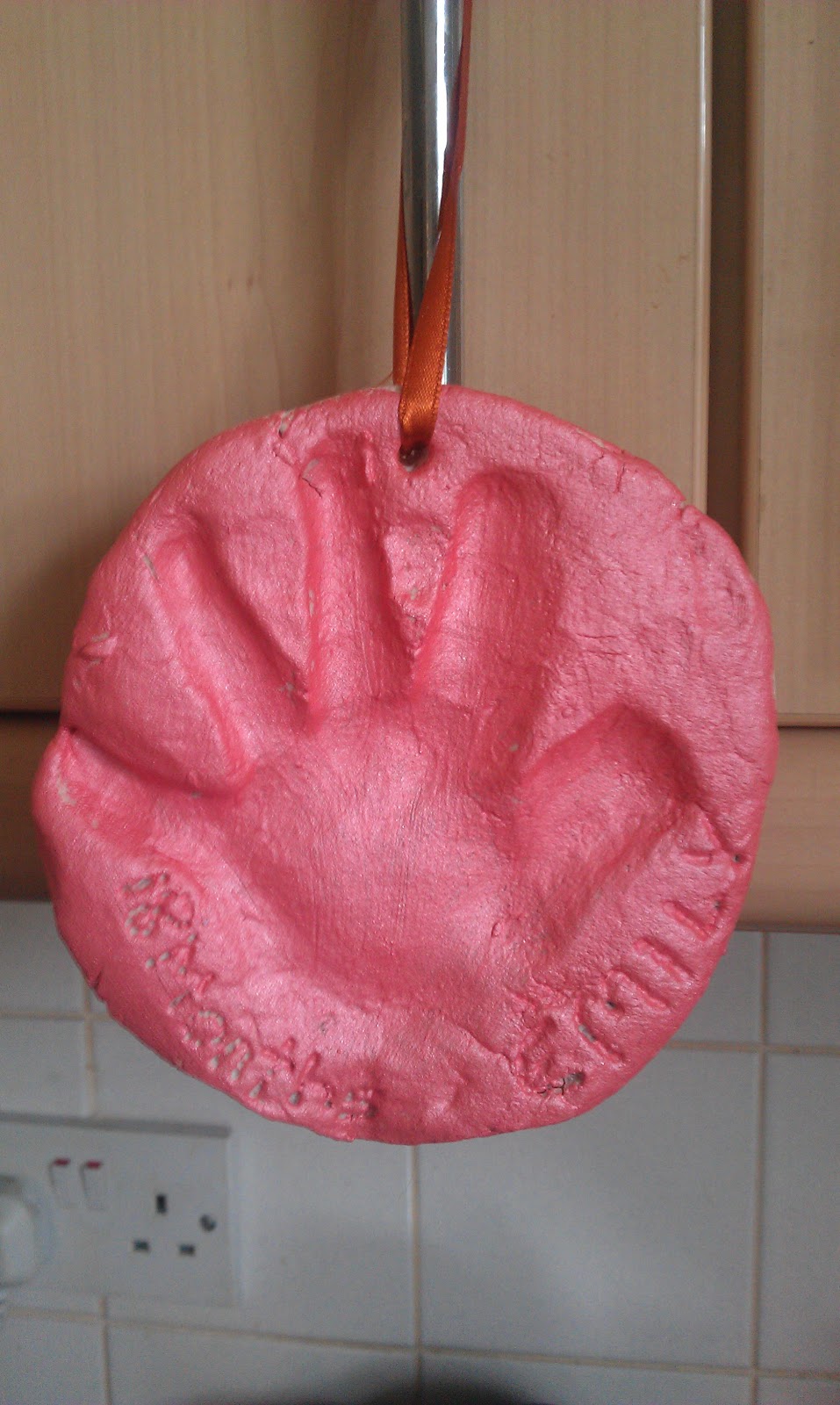 Salt Dough Hand Casting - Emmy's Mummy