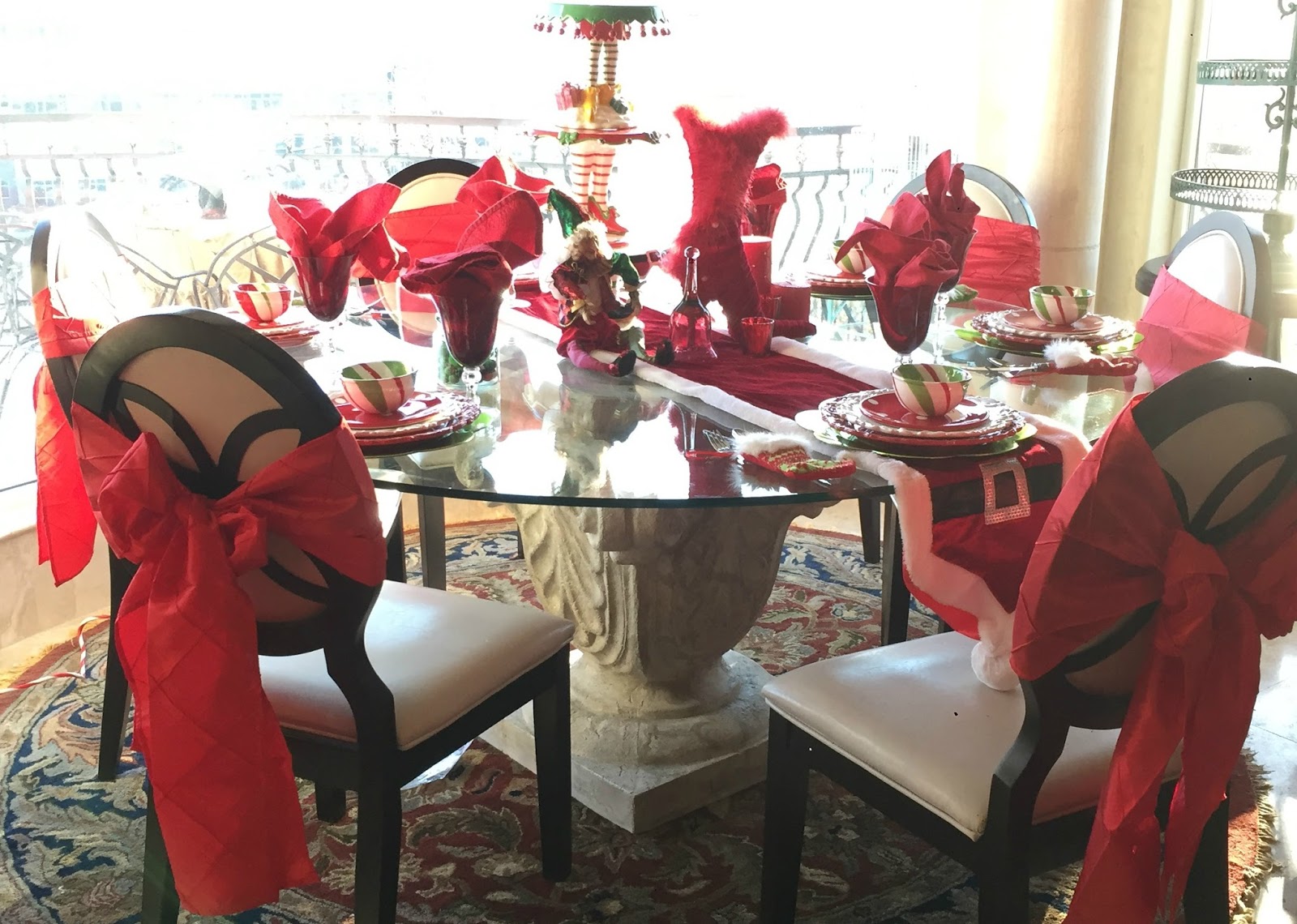 Santa's Stocking Stuffer Table - Purple Chocolat Home