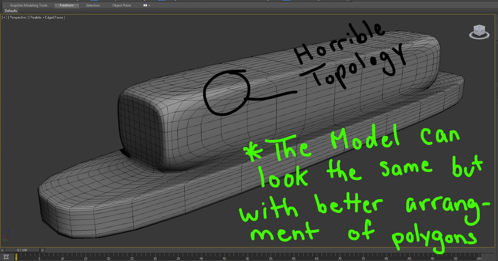 Learn Graphics Online: Tip: Retopologizing