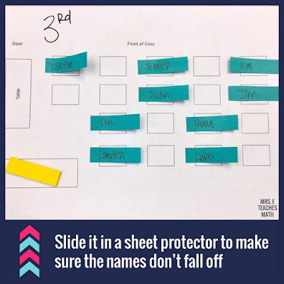 How to Create a Seating Chart | Mrs. E Teaches Math
