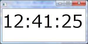 WPF Notes: DispatcherTimerでデジタル時計