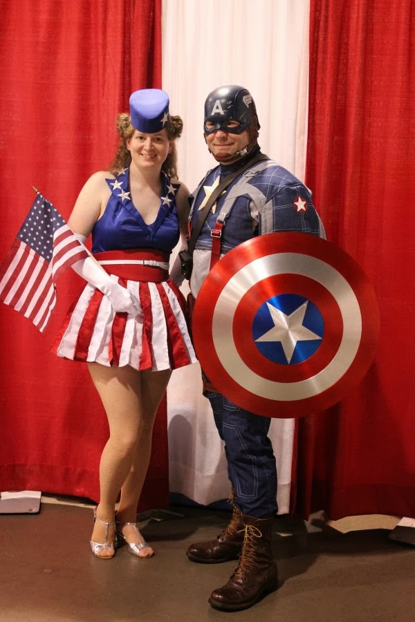 Costumes and Artwork: Sewing for me! Captain America USO Dancing Girl.