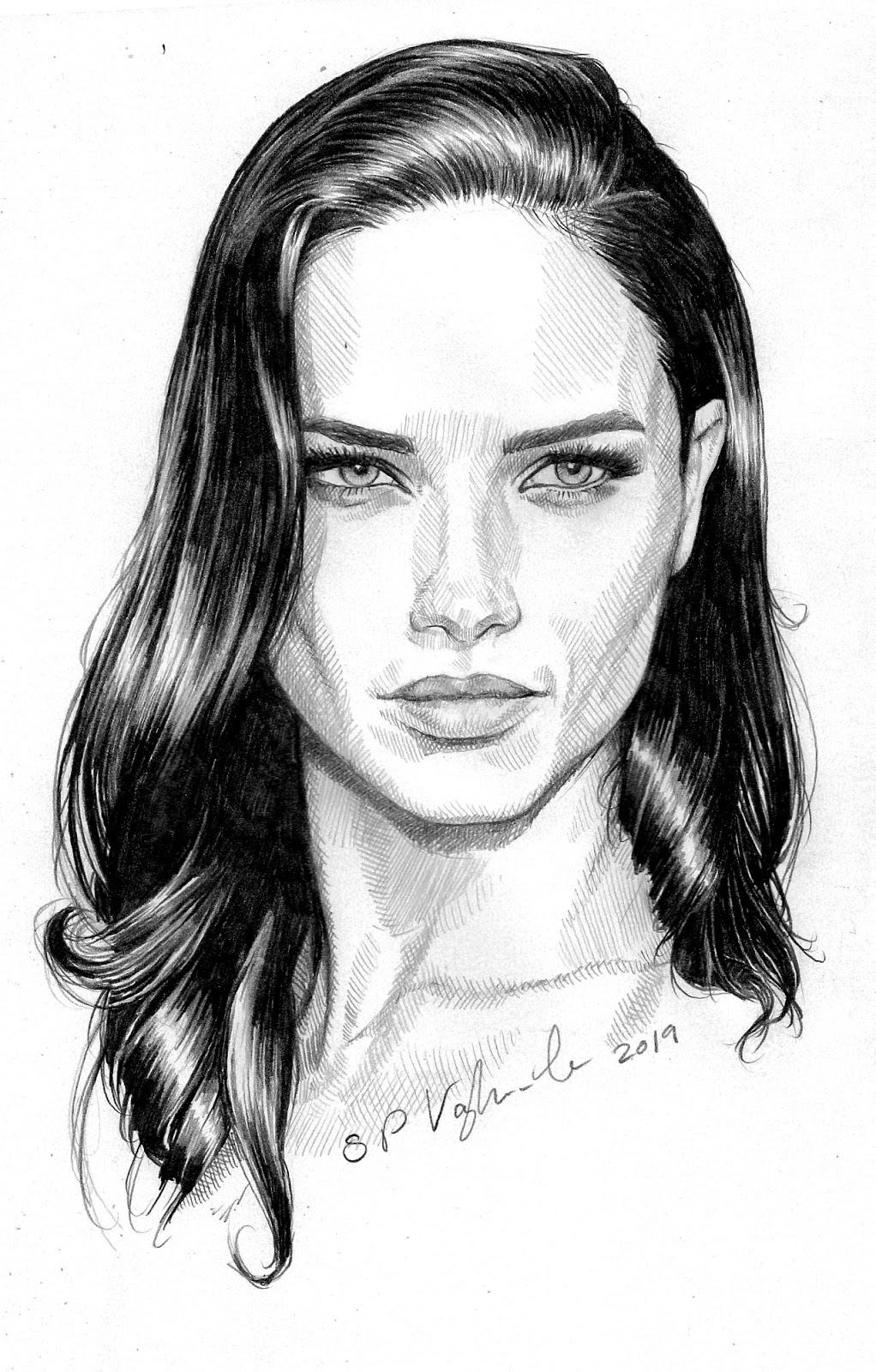 Drawing from experience...: Adriana Lima