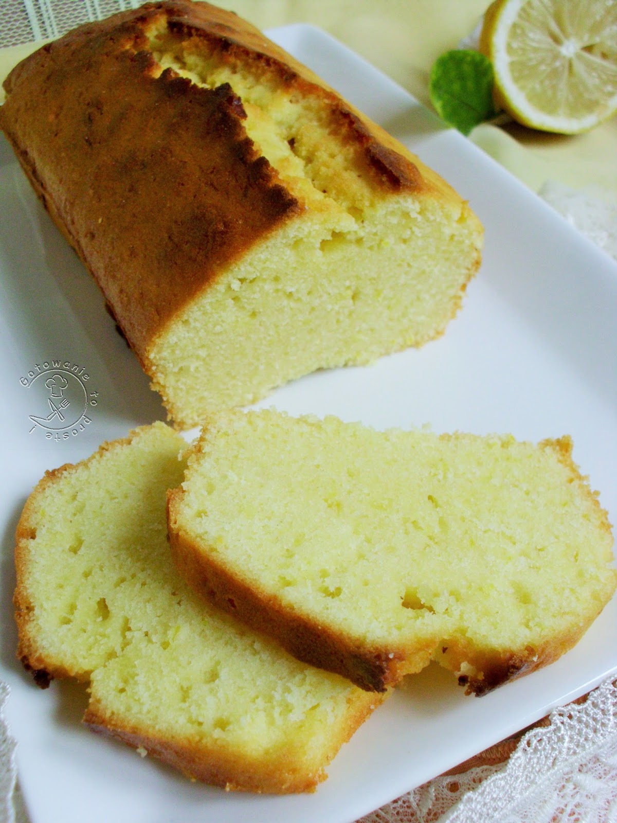 Wilgotna Babka Cytrynowa - Gotowanie...to proste!