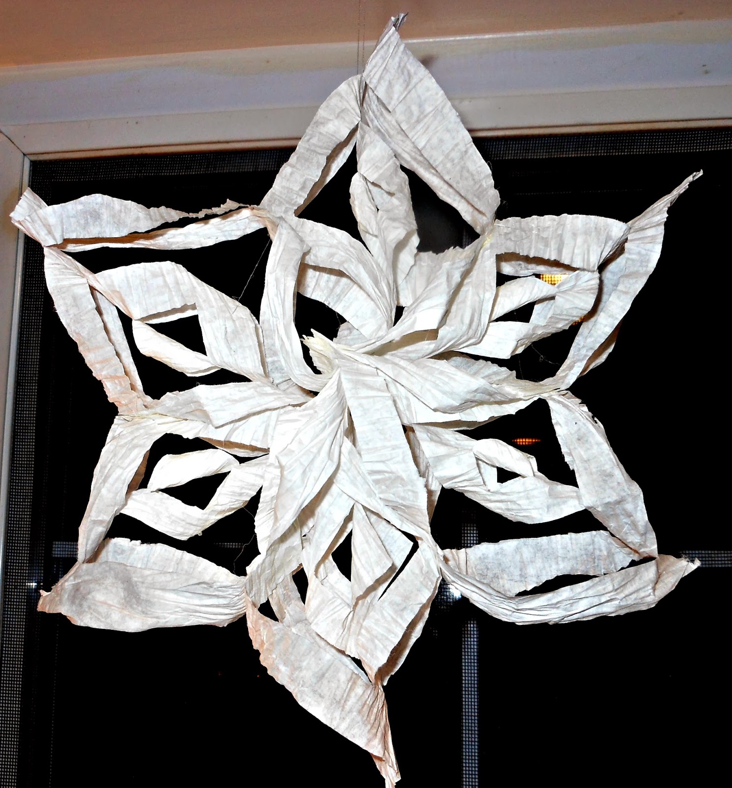 Painted on a Whim: Paper Twist Star