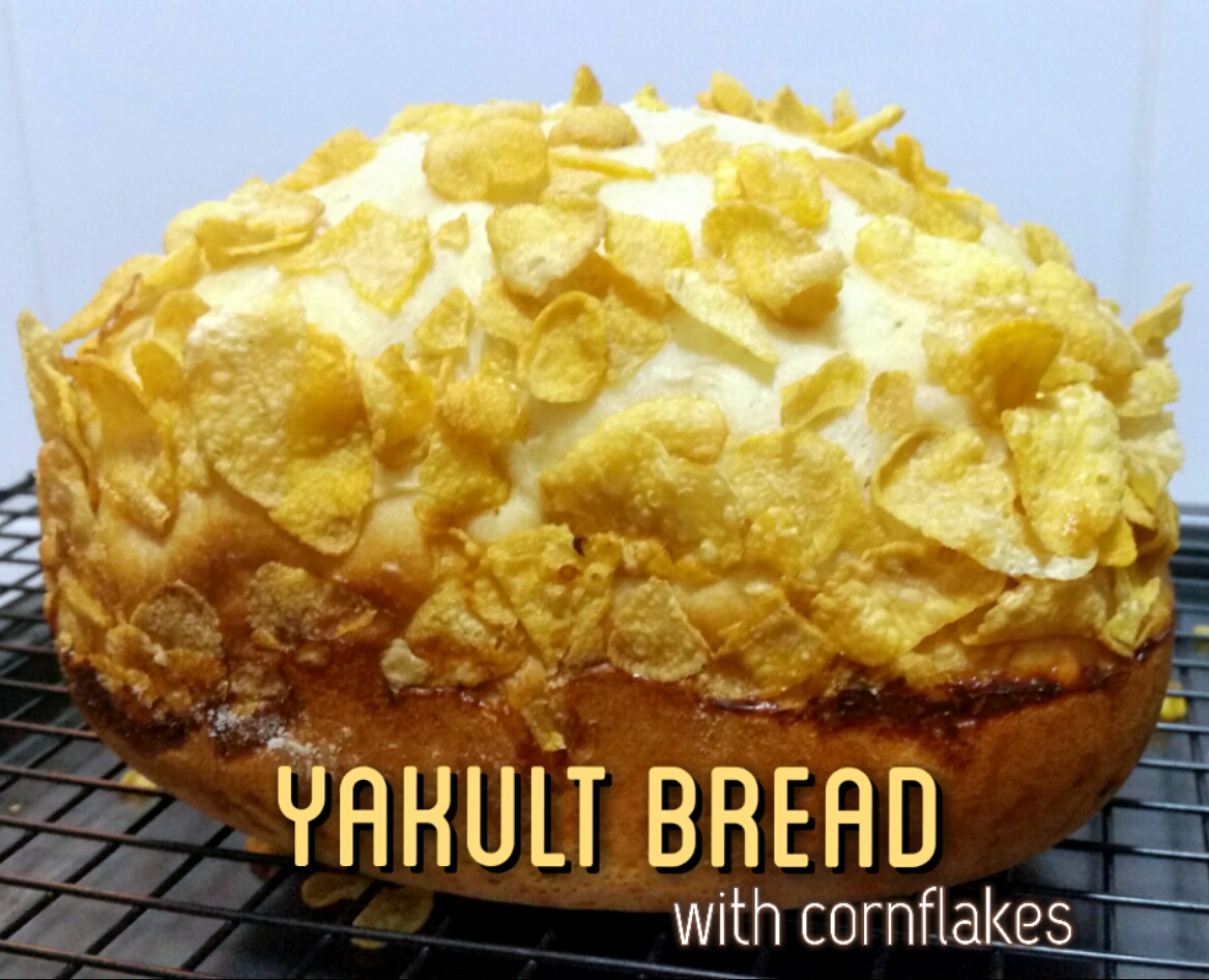 Mrs Minty Cream: #46 - Yakult Bread with Cornflakes