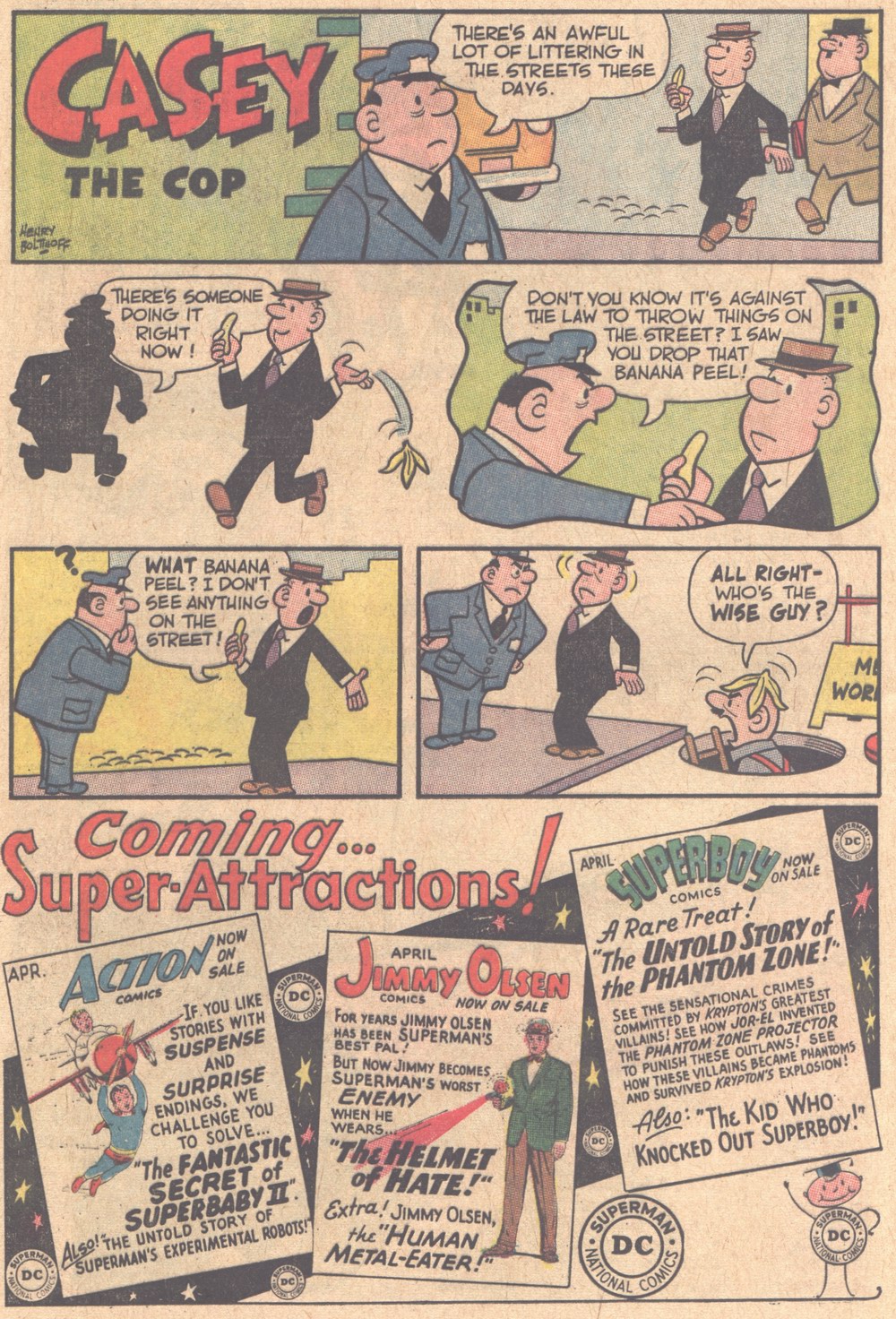 Days of Adventure: Adventure Comics # 307, April, 1963
