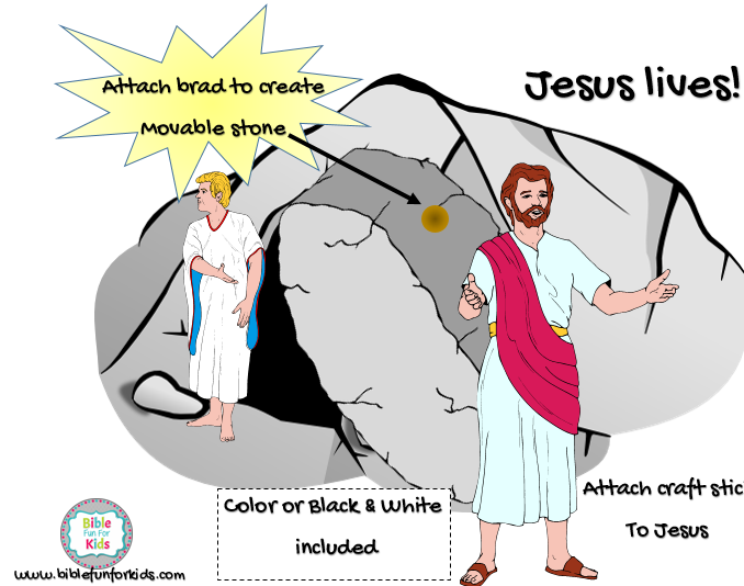 Bible Fun For Kids: 4.12B. Resurrection of Jesus