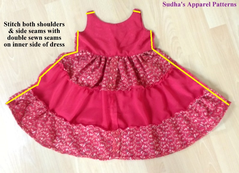 Sudha's Apparel Patterns: DIY Tiered dress tutorial - FREE Pattern