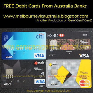 Melbourne Victoria Australia: My National Australia Bank FREE Visa ...