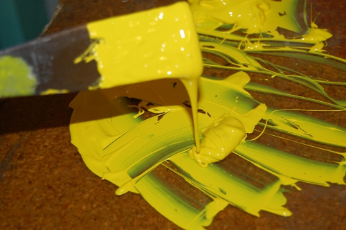 Crafty Savage: Viscosity Printing