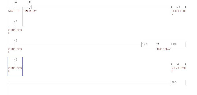 PLC Program to Latch and Unlatch Output With Time Delay - INSIDE AUTOMATION