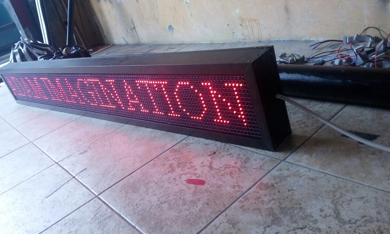 [ AdamIMAGINATION ] JUAL LED DISPLAY RUNNING TEXT AREA SOLORAYA ...