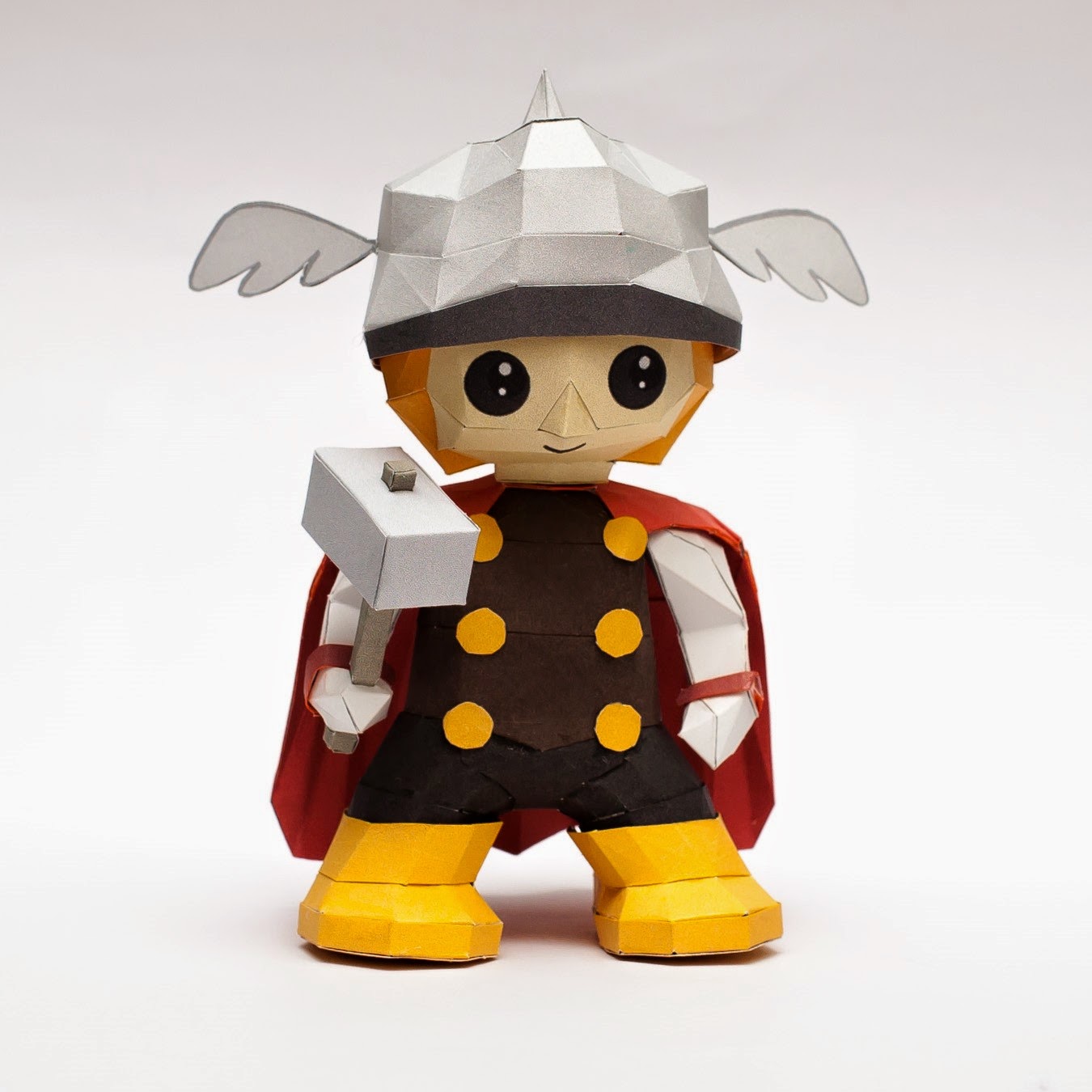 Chibi Mini Thor Papercraft Model | Papercraft Free Download And Paper ...