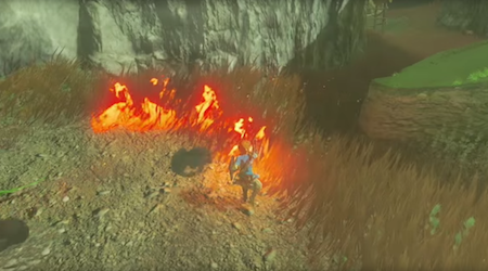 This Fire Rod in Legend of Zelda: Breath of the Wild is Scorchingly Fun ...