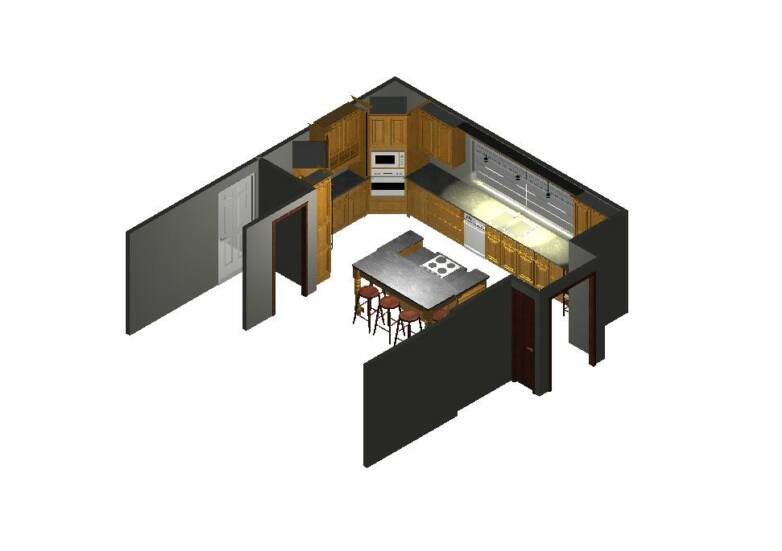 Kitchen 3D View