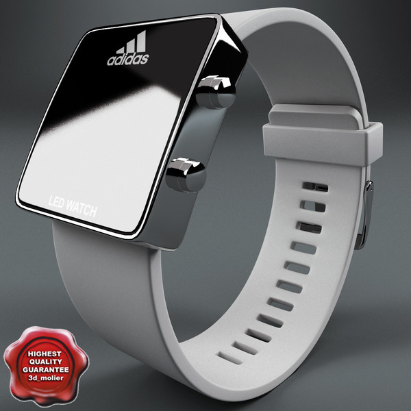 JUAL JAM | TANGAN | MURAH: jam tangan Adidas LED Watch White
