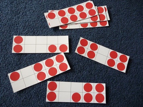 The Homeschool Den: Ten-Dot Cards for DD (math, age 5)