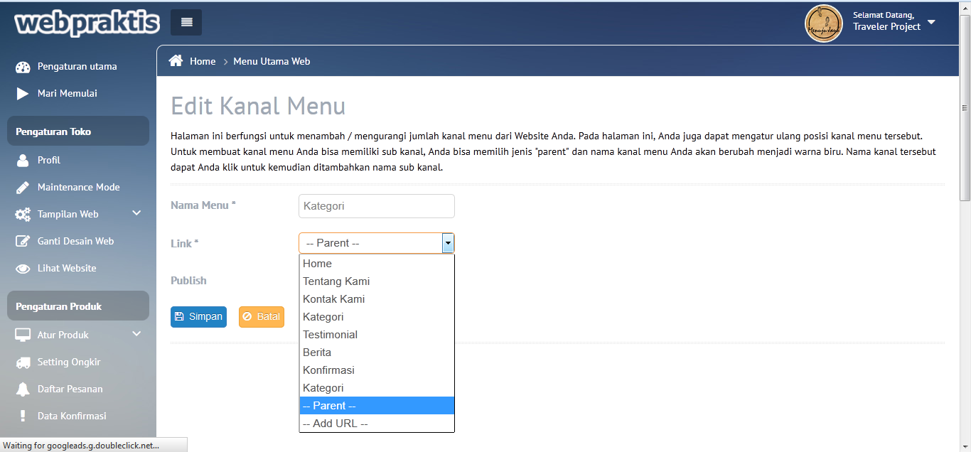Cara Menggunakan Fitur Submenu