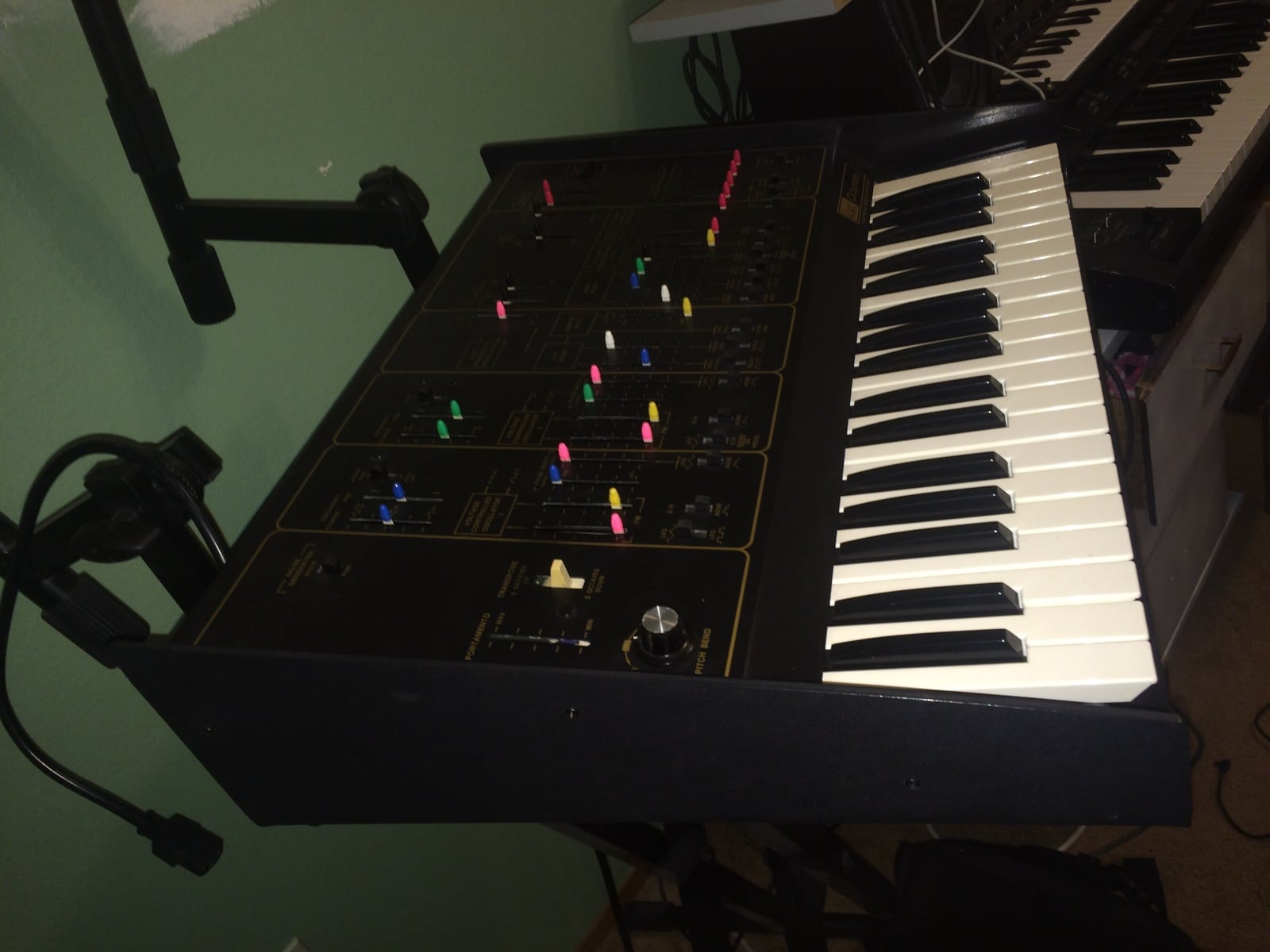 MATRIXSYNTH: ARP Odyssey 2810 1972 Black & Gold with Patch Book