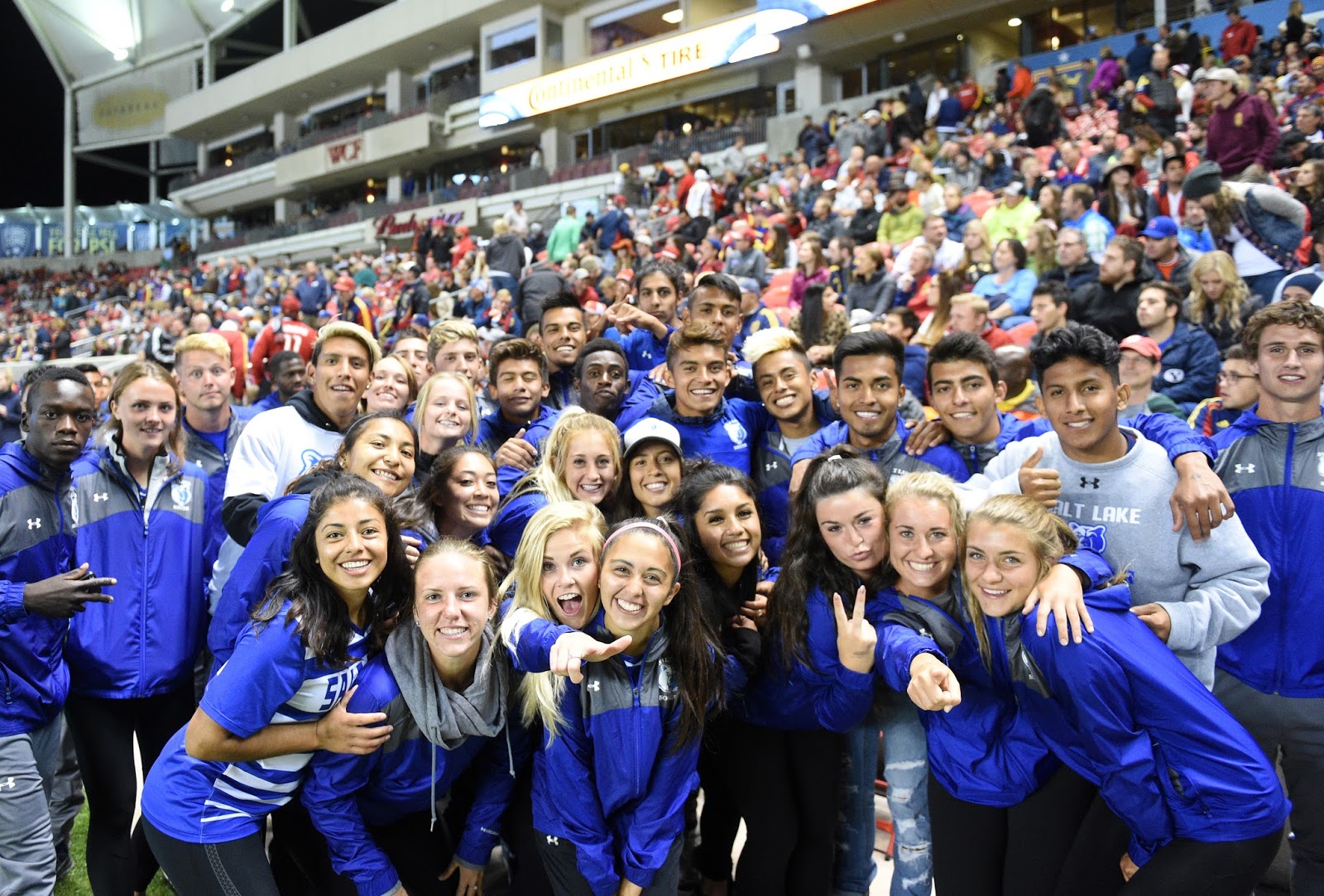 Soccer Teams Recognized At Salt Lake Real Game