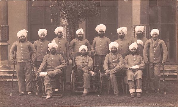 ART and ARCHITECTURE, mainly: India's brave soldiers in Brighton, 1914-16
