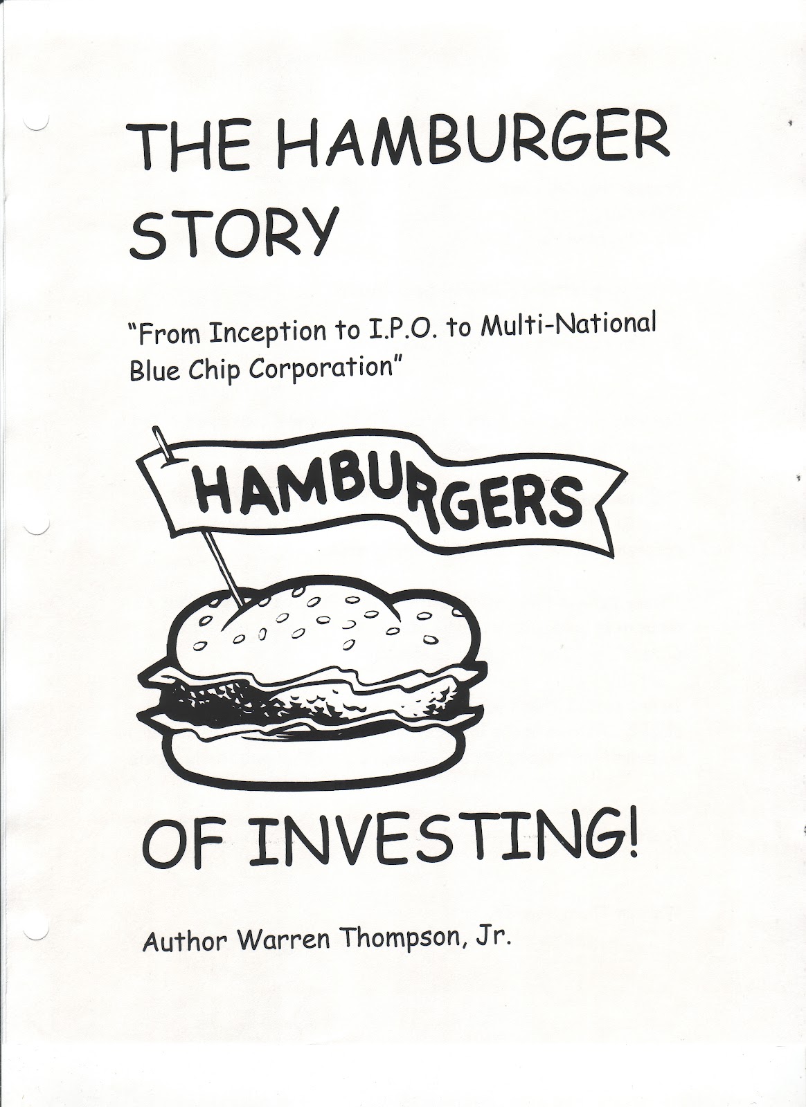 Book - The Hamburger Story of Investing