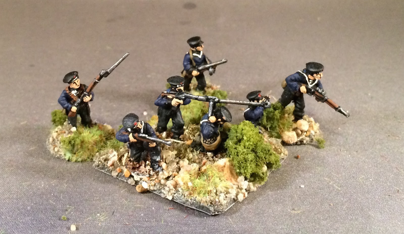 Bob's Miniature Wargaming Blog: 1/72-scale Soviet Naval Infantry