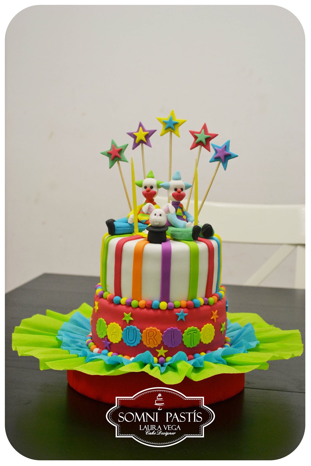 Somni Pastís: Pastel de Payasos (Clowns cake)