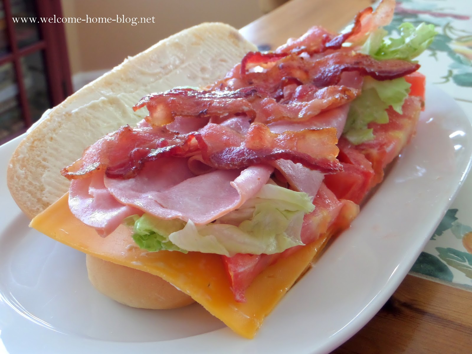 Welcome Home Blog: BLT Ham Sub