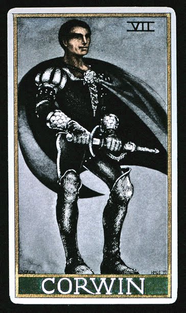 Art By-Products: Corwin of Amber Tarot Card