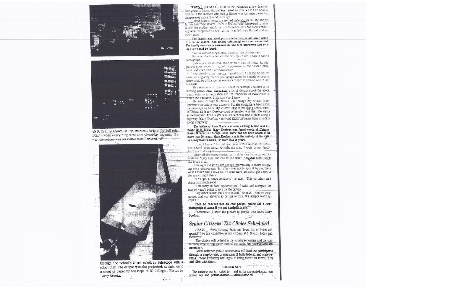 Ancestry Sisters: Was Mary Doefour really Anna Myrle Sizer? Help us ...