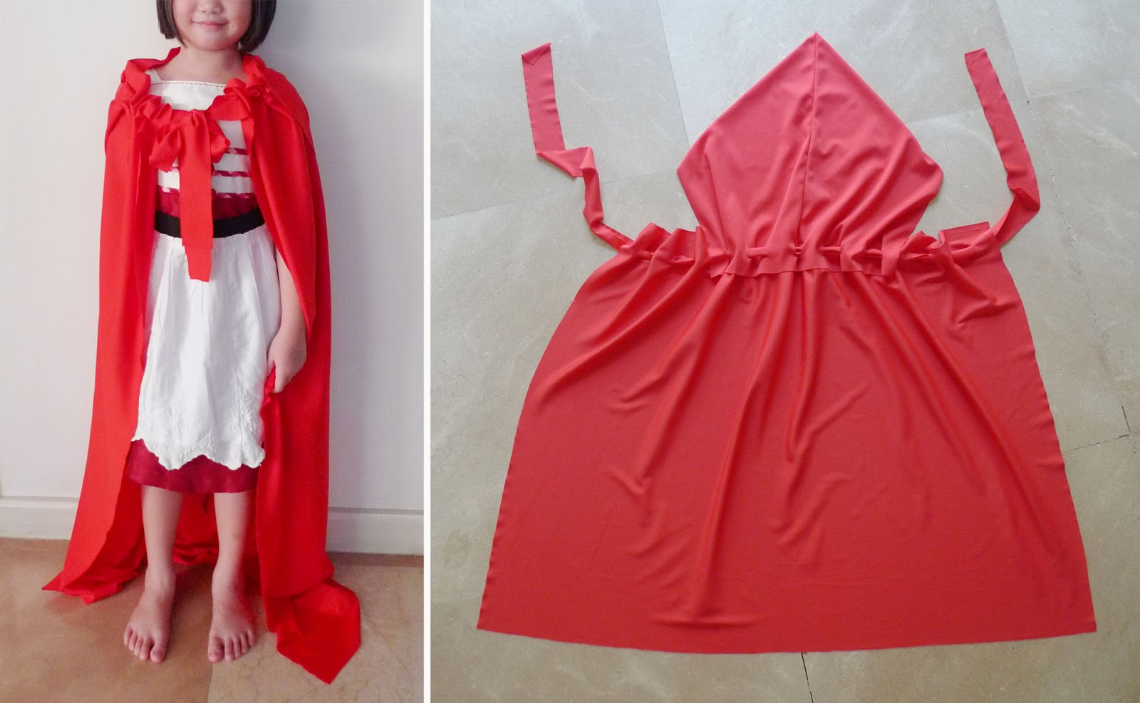 MrsMommyHolic: DIY Little Red Riding Hood Costume
