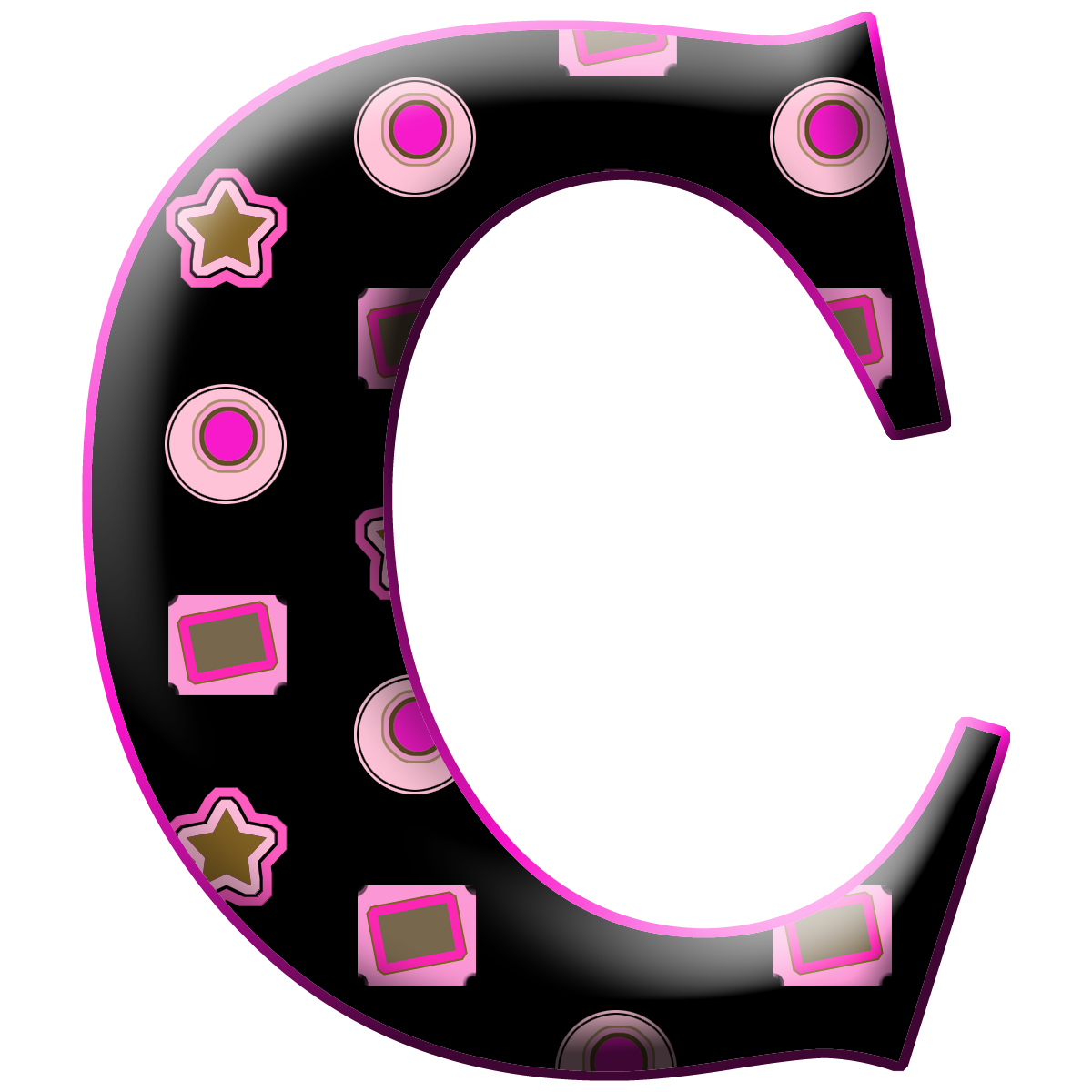 Abecedario Negro con Golosinas. Alphabet Black with Candies. - Oh my ...