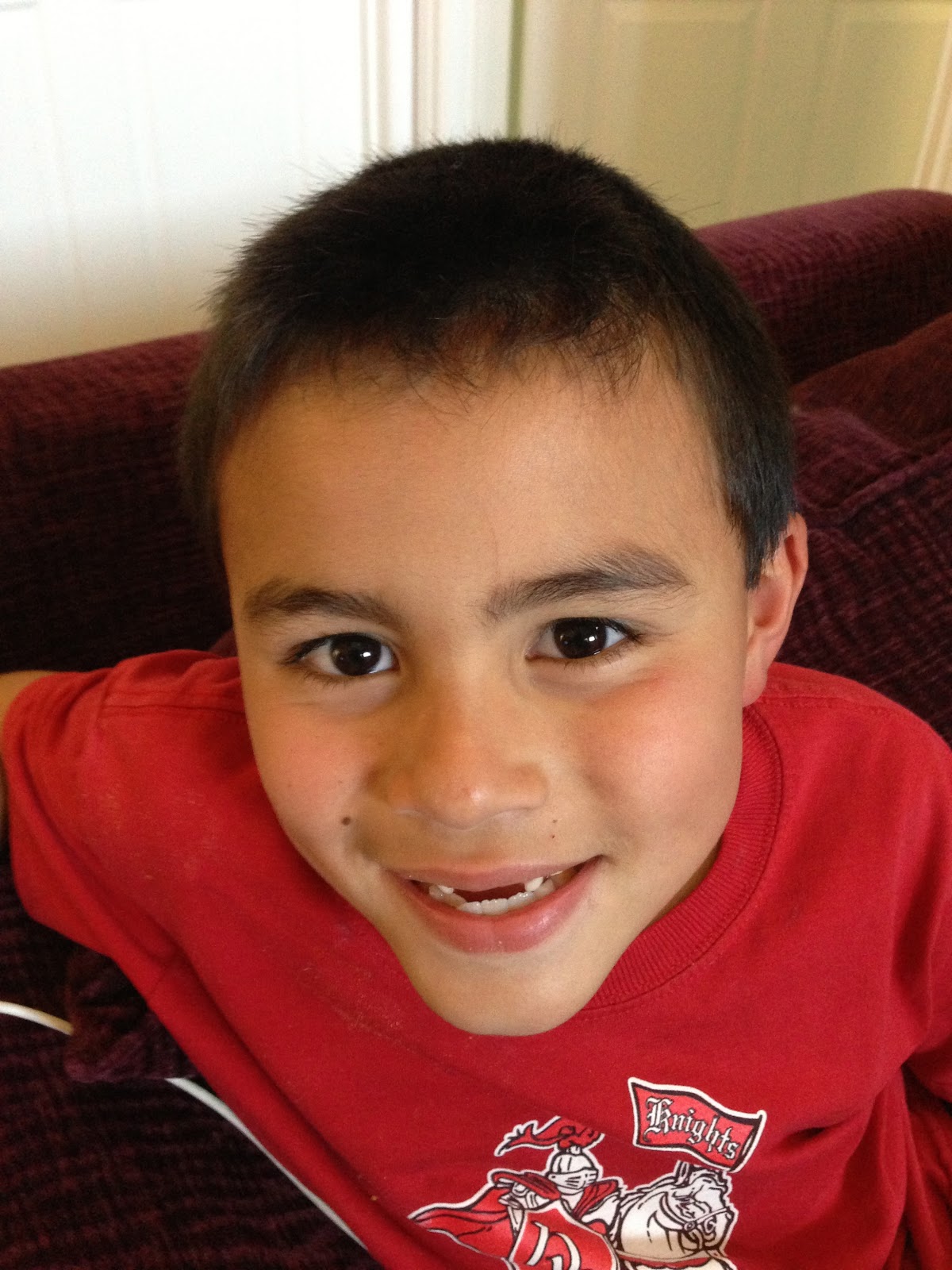 It's All About Making Memories: Two front teeth are gone...