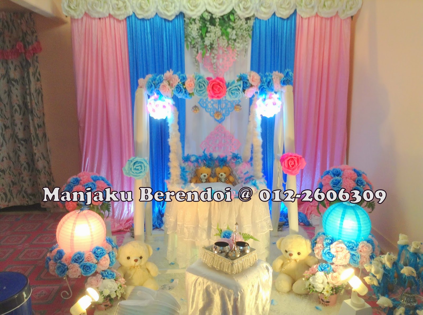 Manjaku Berendoi: Buaian Berendoi - Tema Biru Pink