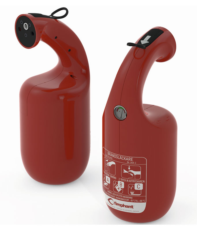 Extintores de Incêndio: Fire Extinguisher Design - Firephant