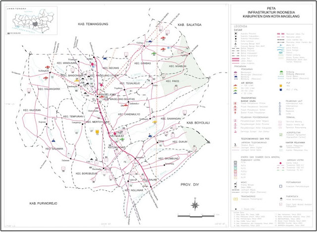 TAKJUB INDONESIA: PETA KOTA MAGELANG