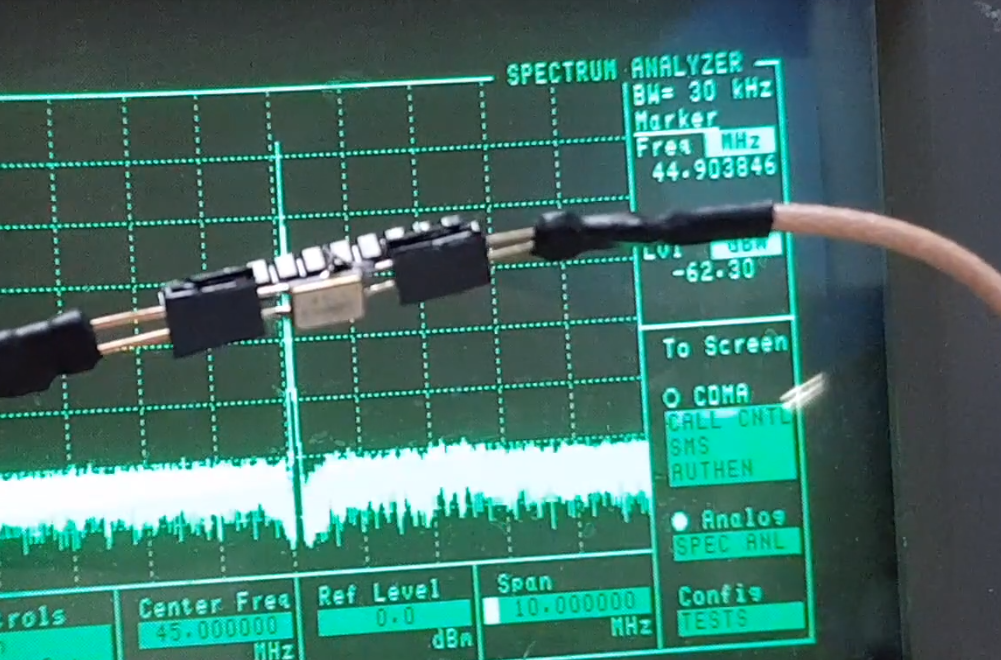 Use the filter and Attenuator to test the VNA(Track scope) function in ...