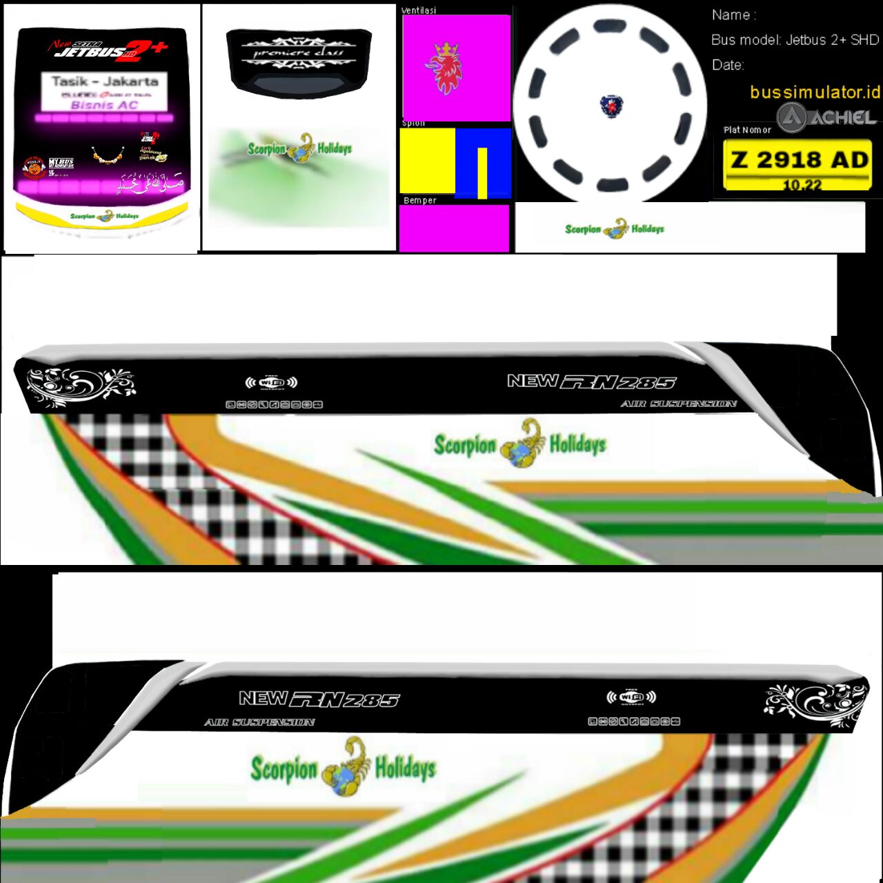 Berbagai Livery Bus Simulator Indonesia Part 6 - Livery Bus Simulator ...