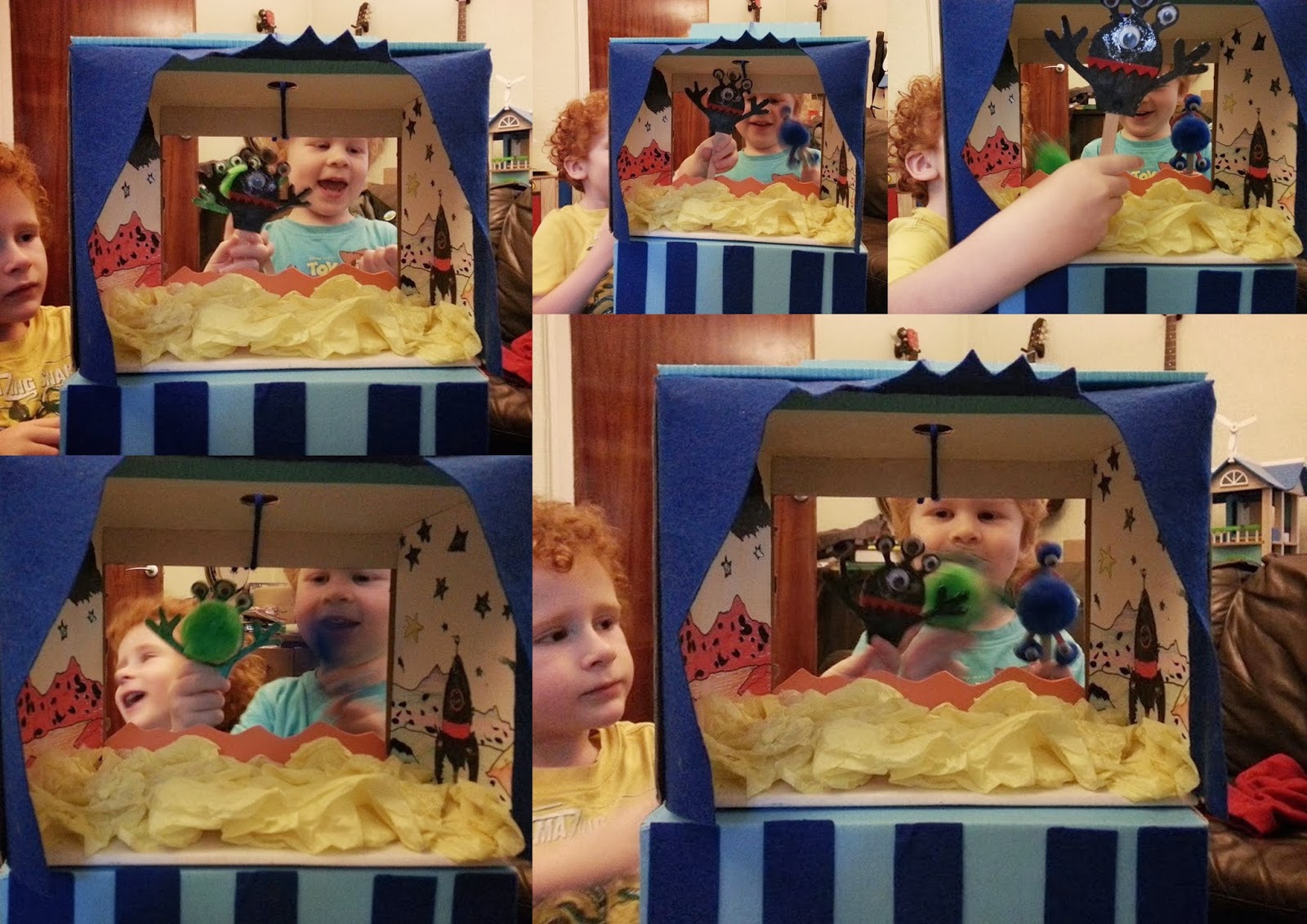 The Brick Castle: Mister Maker Alien Puppet Show from Hobbycraft