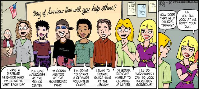 Essays Made Easy: “Luann”: A Situation-Based, Character-Driven Comic Strip