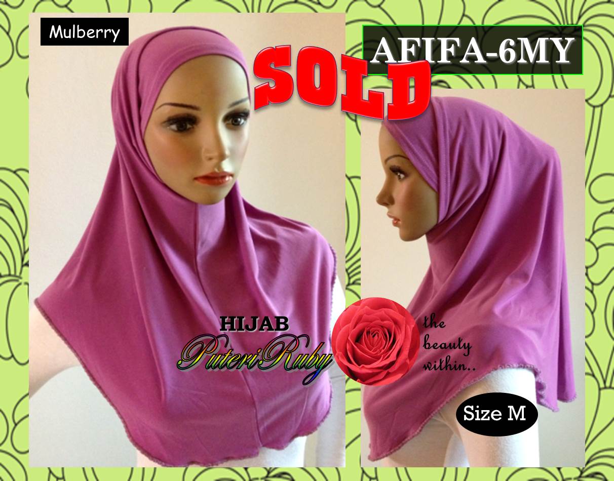 Hijab MySarah: AFIFA Syria (Size M) Set of Outer & Inner