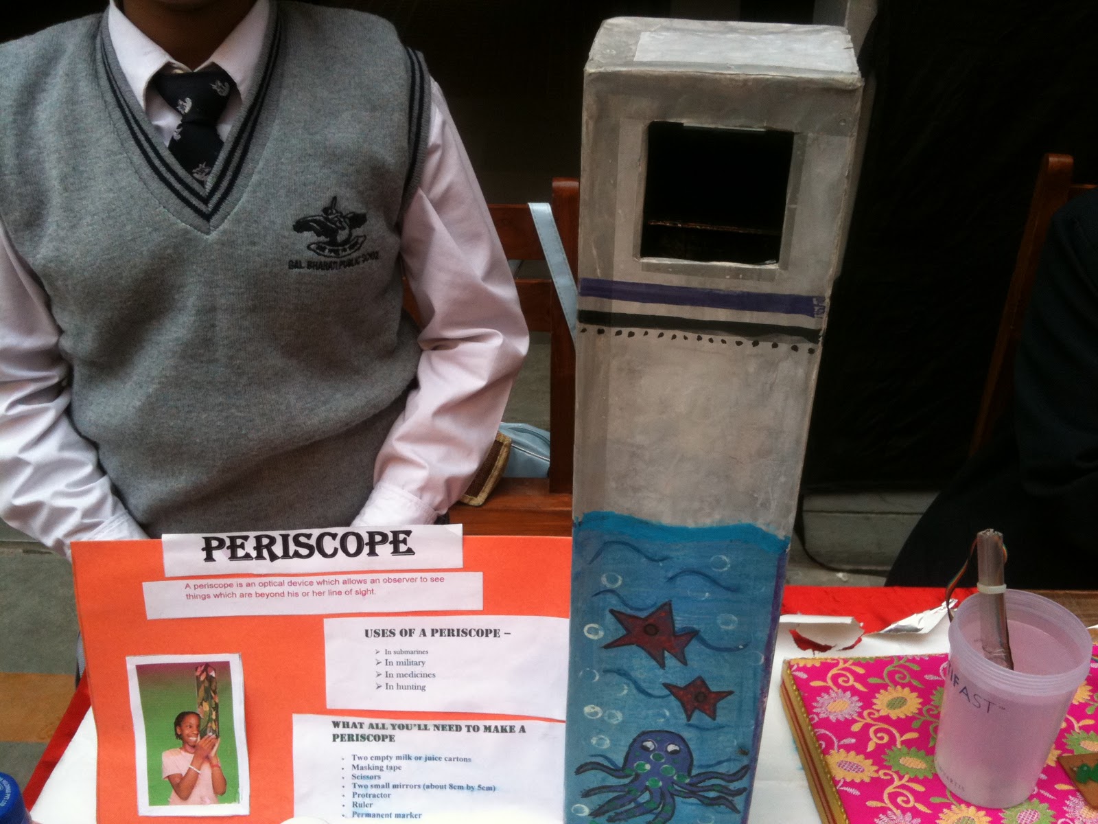 Bbps (Bal Bharati Public School), Rohini: Science Model of a Periscope ...