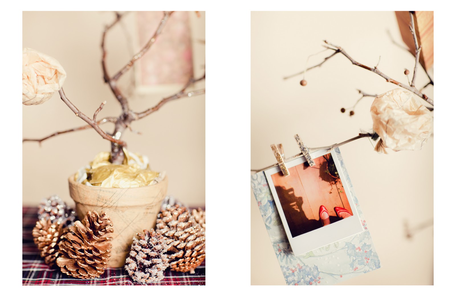 Ruche: Homemade Holiday Spotlight: Paper Mache Vase