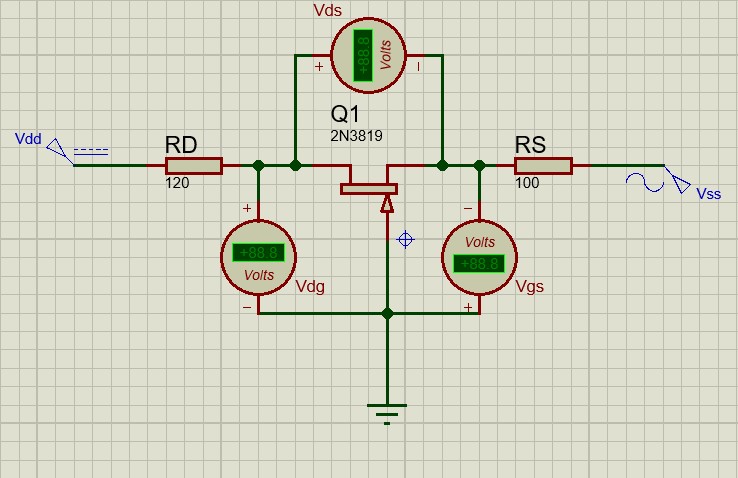 Teknik Elektro Universitas Andalas: JFET Common-Gate Configuration