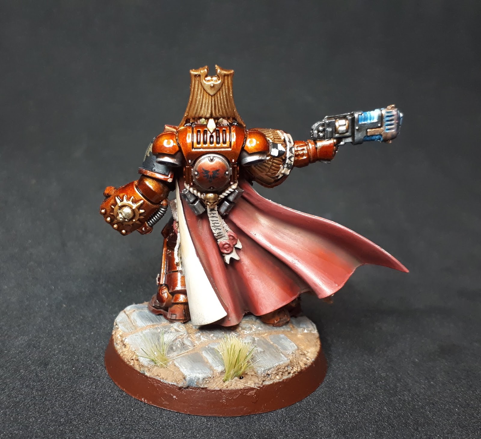 WarGameHobby: Primaris Captain with Power fist and plasma gun - Blood ...