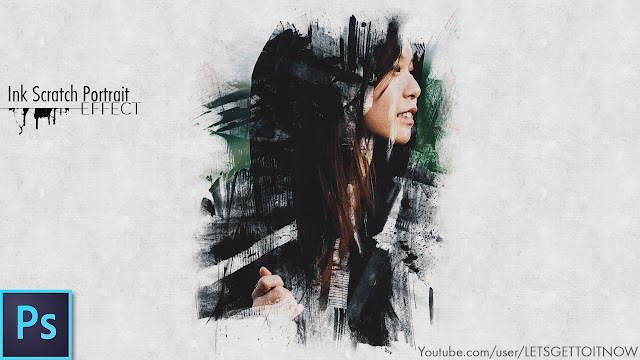 Ink Scratch Portrait Effect - Photoshop Tutorial | rada